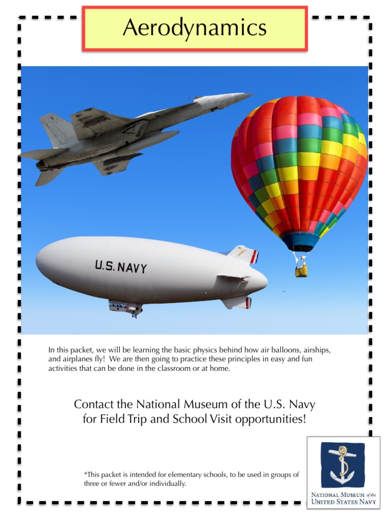 Aerodynamics Basics for Kids | PDF | Lift (Force) | Airship