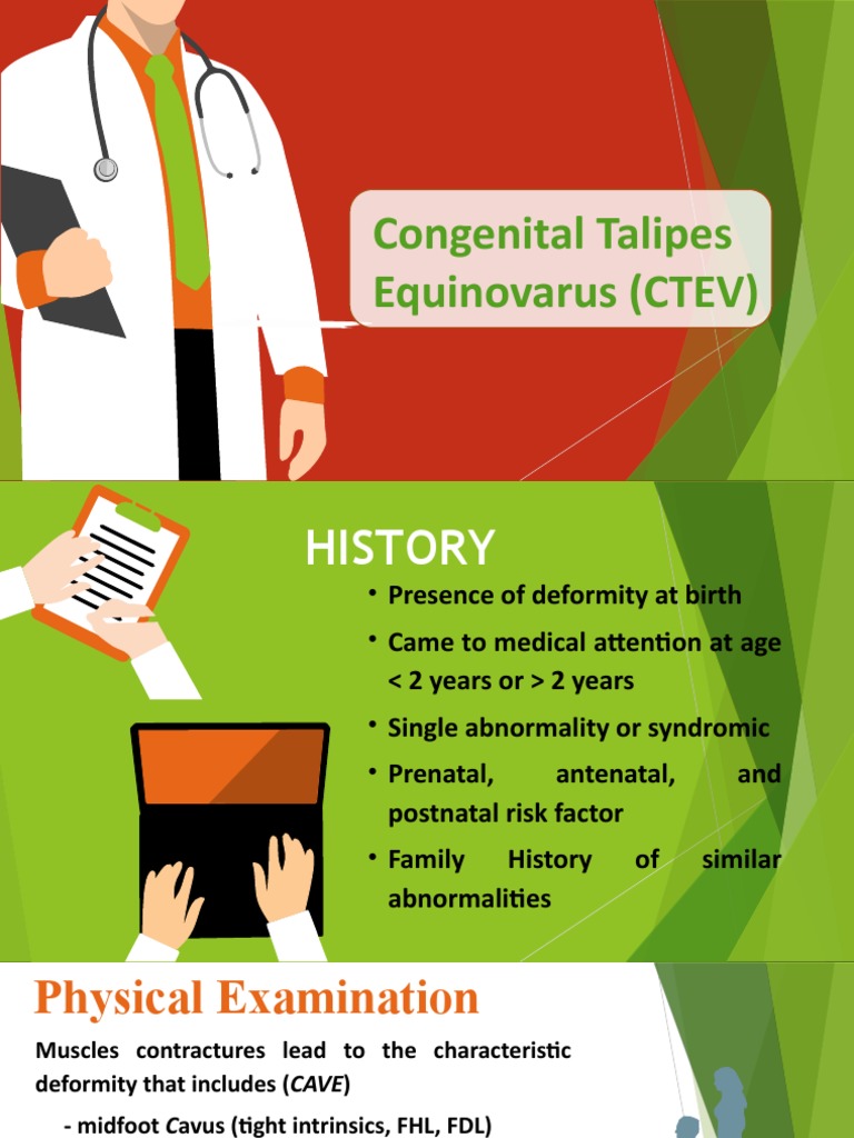 PRESENTASI CTEV Revisi | PDF | Musculoskeletal System | Lower Limb Anatomy