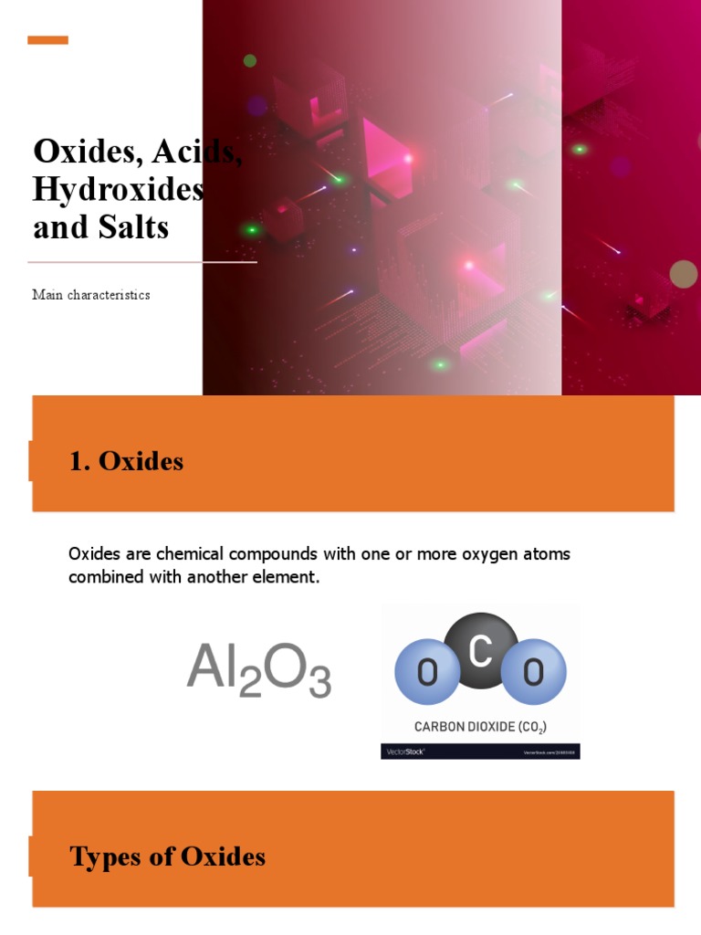 Oxides Acids Hydroxides And Salts Pdf