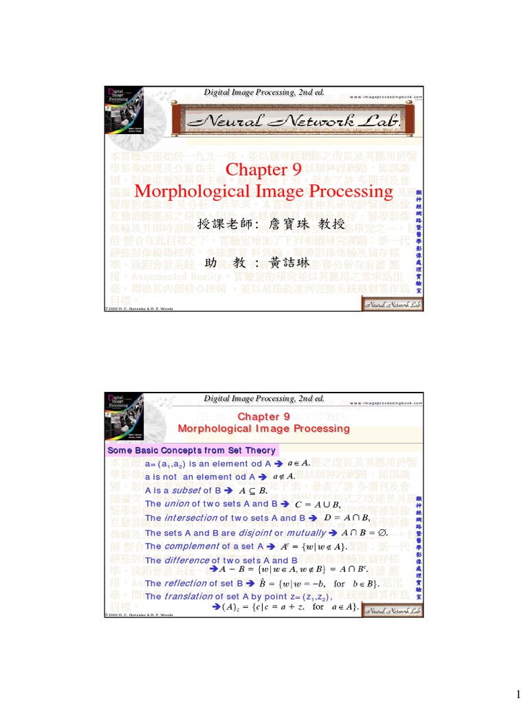 Morphological Image Processing | PDF | Geometry | Mathematics