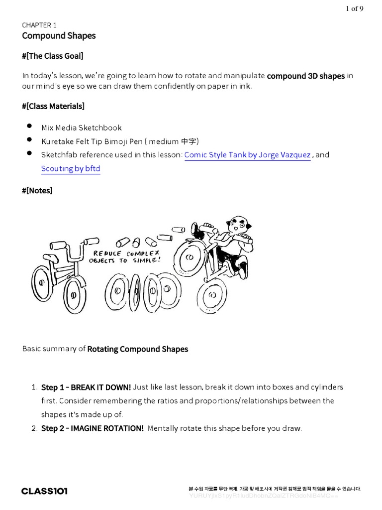 Mastering 3D Compound Shape Drawing | PDF | 3 D Computer Graphics