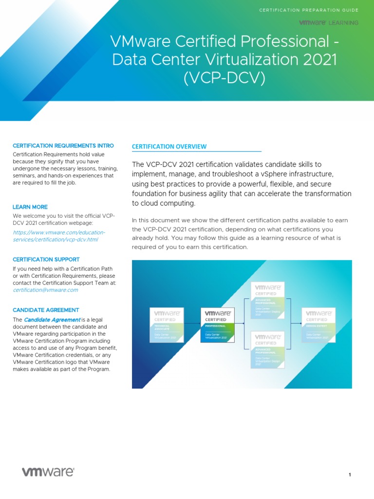 VMW VCP DCV Certification Preparation Guide 2021 | PDF | Trademark ...
