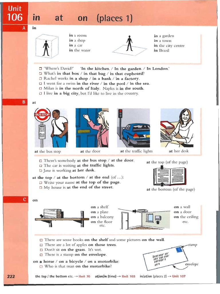 Actividad Prepositions of Place | PDF