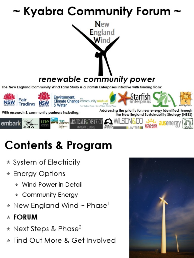 Presentation Kyabra | Download Free PDF | Wind Power | Renewable Energy