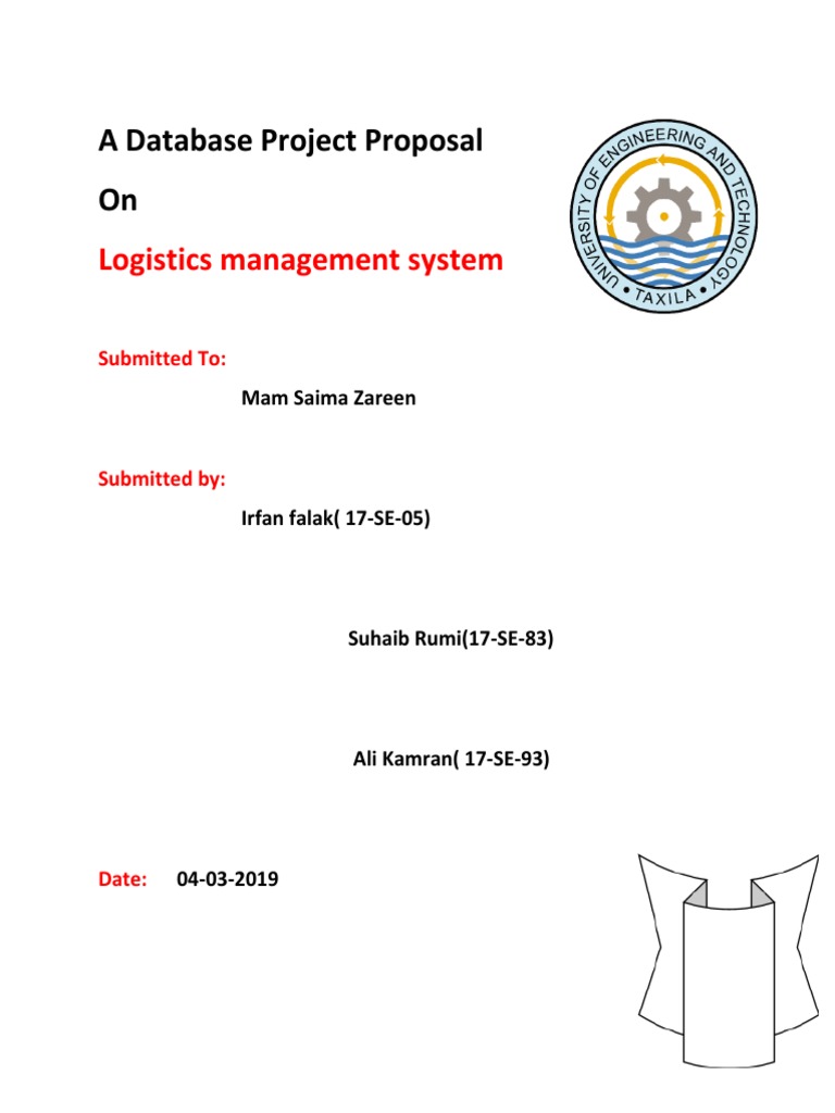 Logistics Management System Proposal | PDF | Logistics | Computing