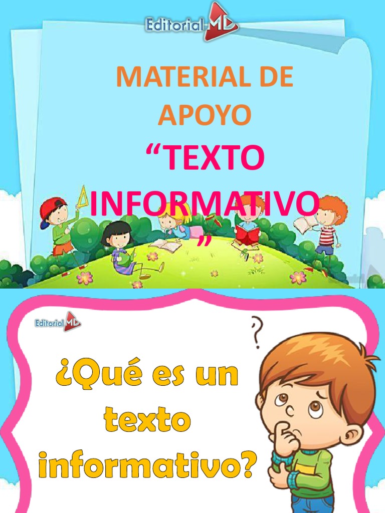 Texto Informativo | PDF | Párrafo | Información