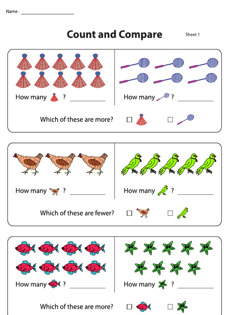 Comparing Sets | PDF