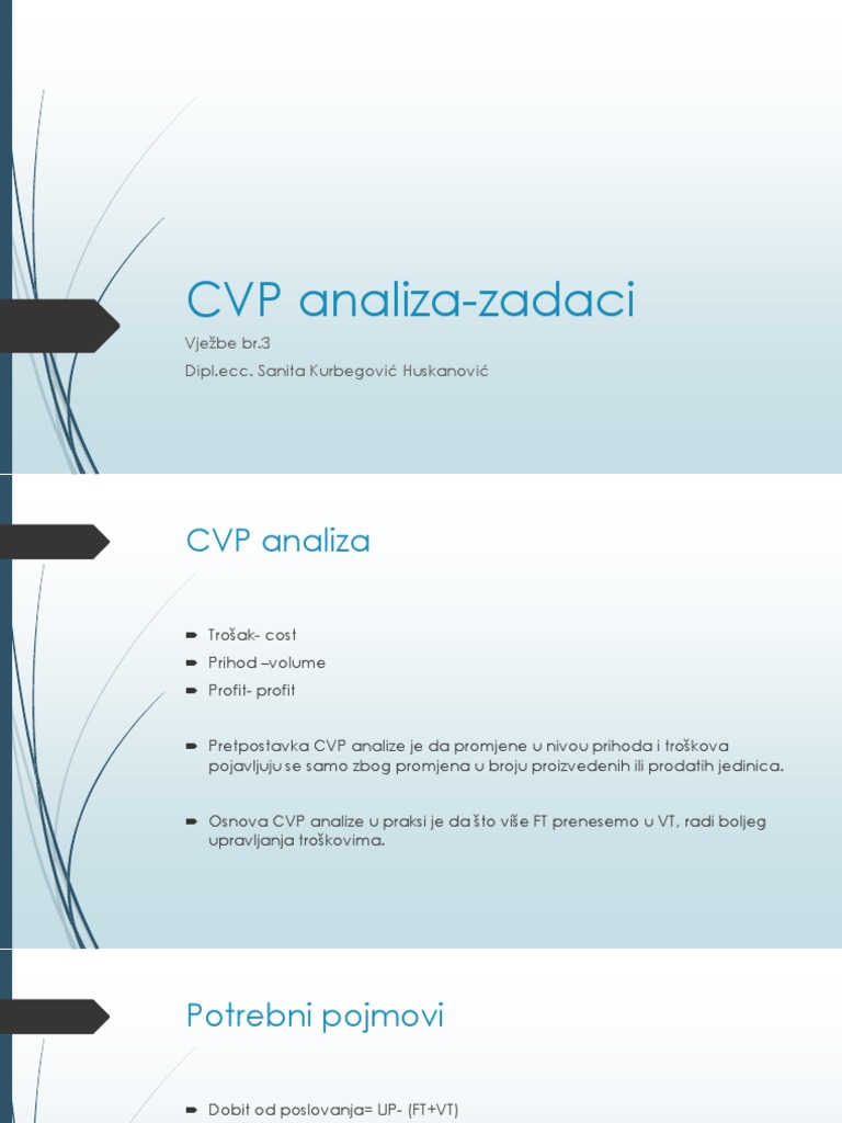 3 CVP | PDF