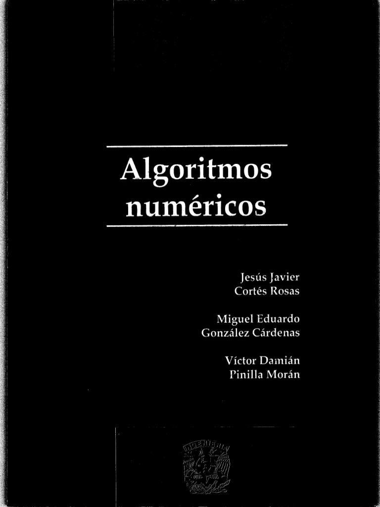 Algoritmos Numericos Pdf Algoritmos Variable Informática 