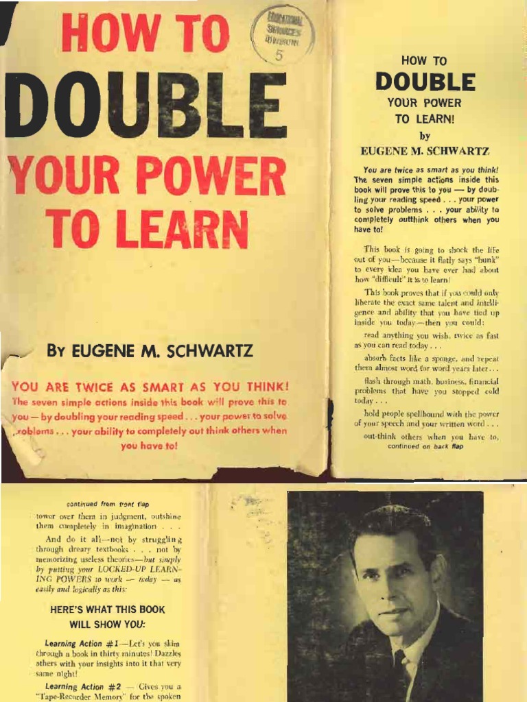 How To Double Your Power To Learn | PDF | Reading (Process) | Teaching ...