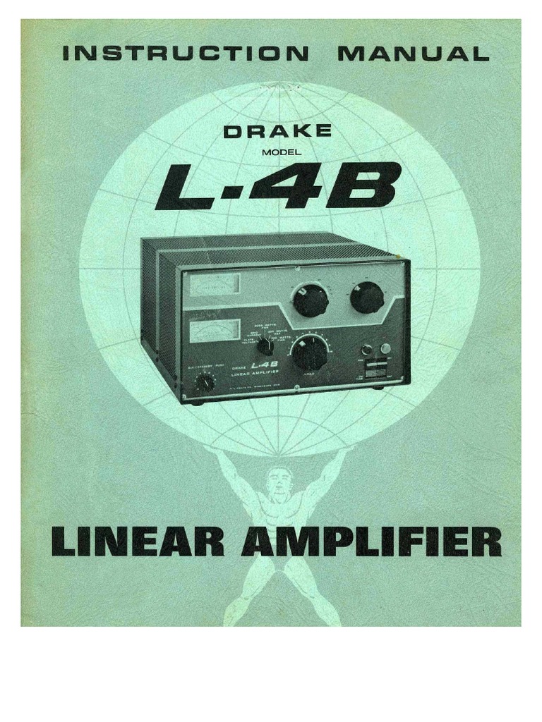 Linear Drake 3kW AM-SSB L-4B | PDF