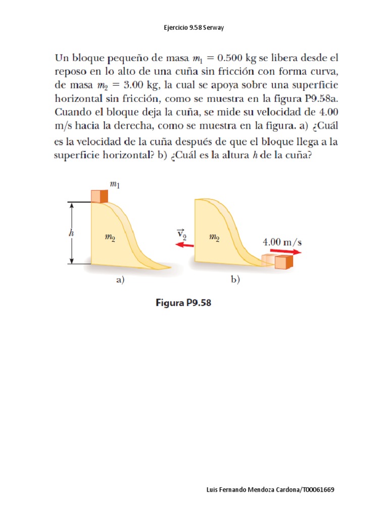Ejercicio - Serway | PDF