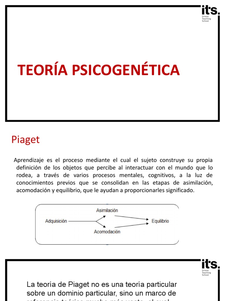 Psicogénesis del Aprendizaje Infantil | PDF | Aprendizaje | Conocimiento