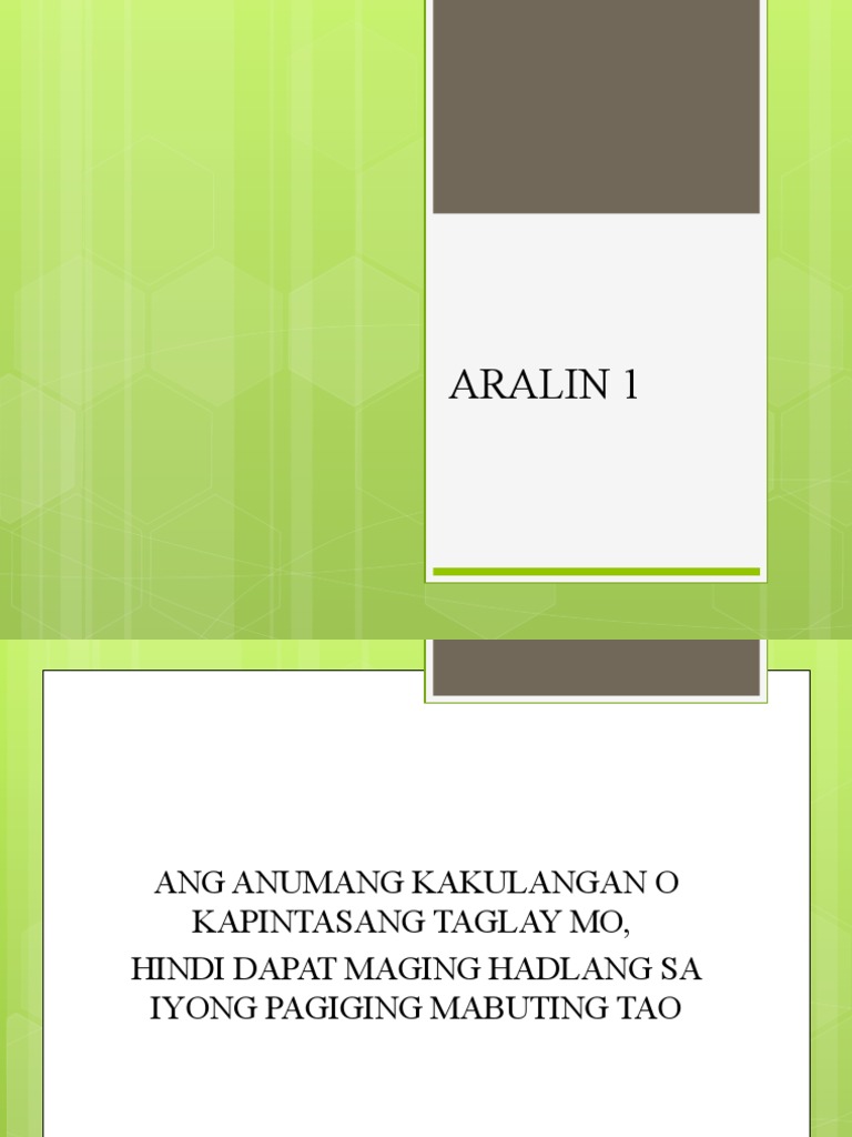 Fil 7 1.1 Si Usman, Ang Alipin | PDF