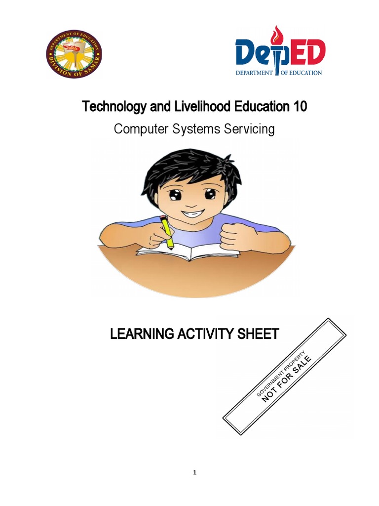 Technology and Livelihood Education 10 Computer Systems Servicing | PDF | Information Technology ...