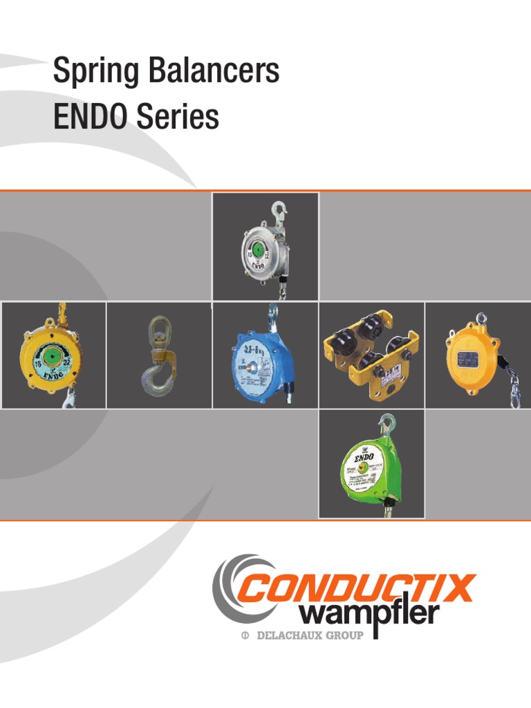Spring Balancers ENDO Series: WWW - Conductix.us | PDF | Screw | Rope
