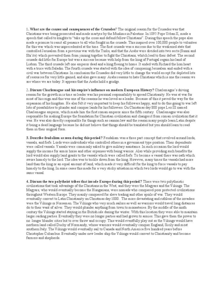 The Rise and Fall of the Crusades: Causes, Consequences, and Legacy of ...