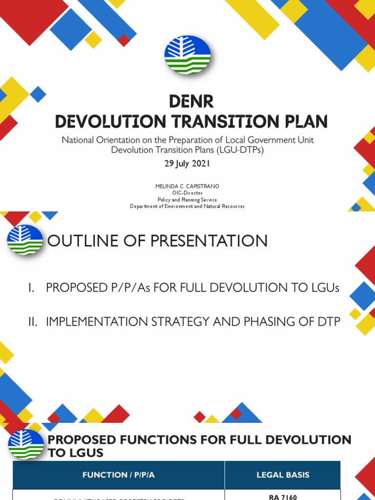 LGU Devolution Strategy Overview | PDF