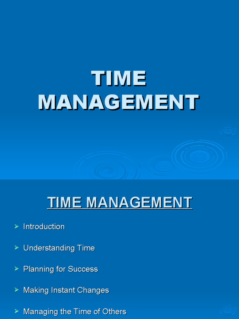 Effective Time Management Strategies | PDF