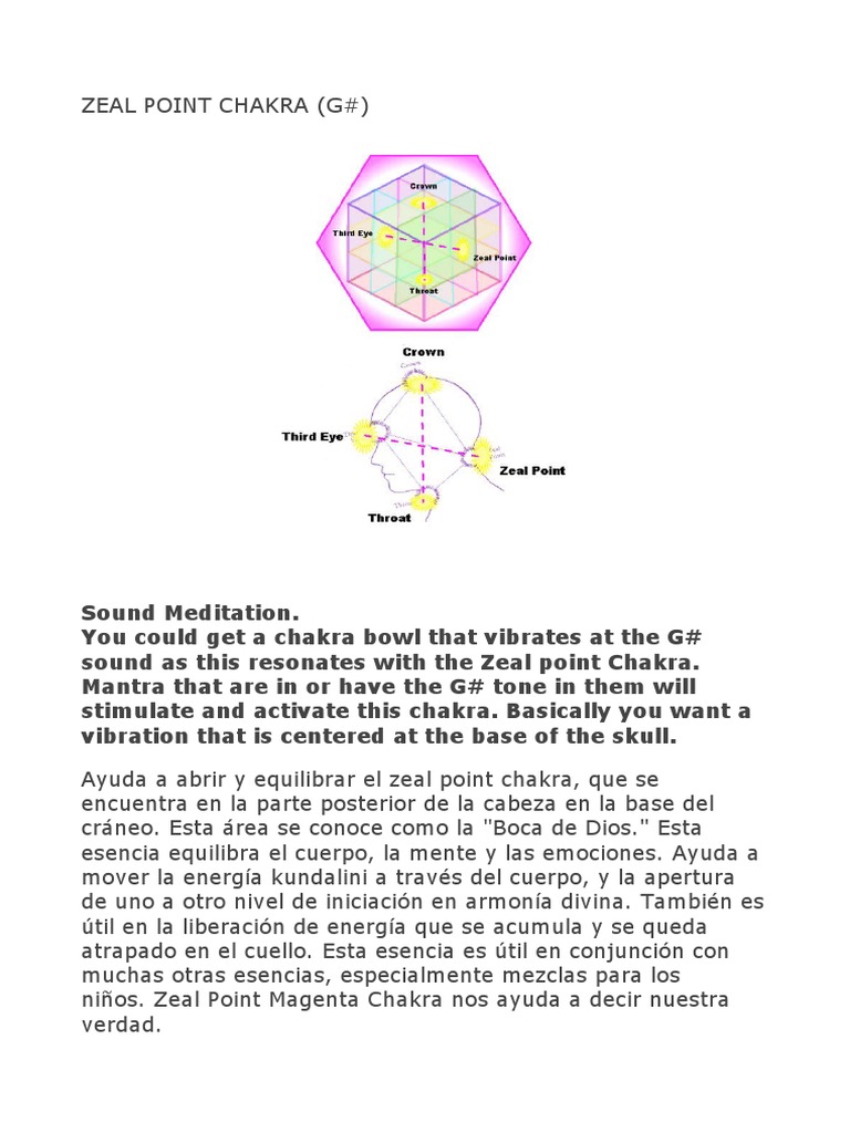 G# Zeal Point Chakra | Download Free PDF | Chakra | Mind