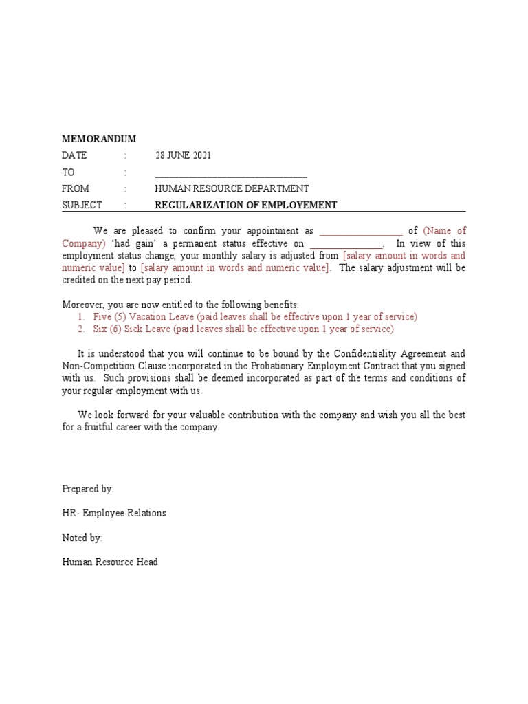 Regularization Letter With Increase | PDF