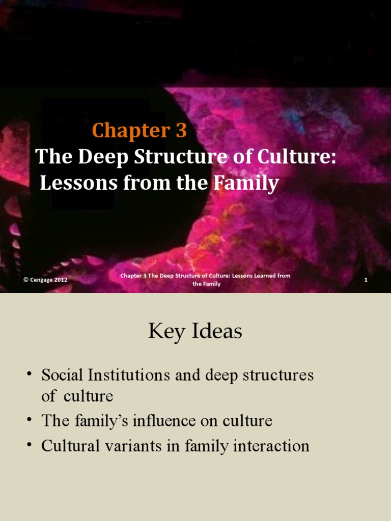 Chapter 3 - The Deep Structure of Culture Lessons From The Family | PDF ...
