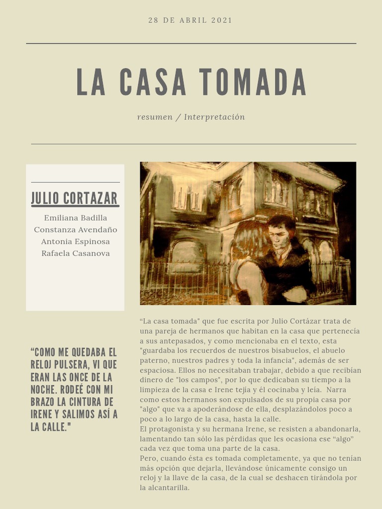La Casa Tomada, Julio Cortazar | PDF