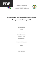 Sample Barangay Project Proposal | PDF | Waste Management | Waste