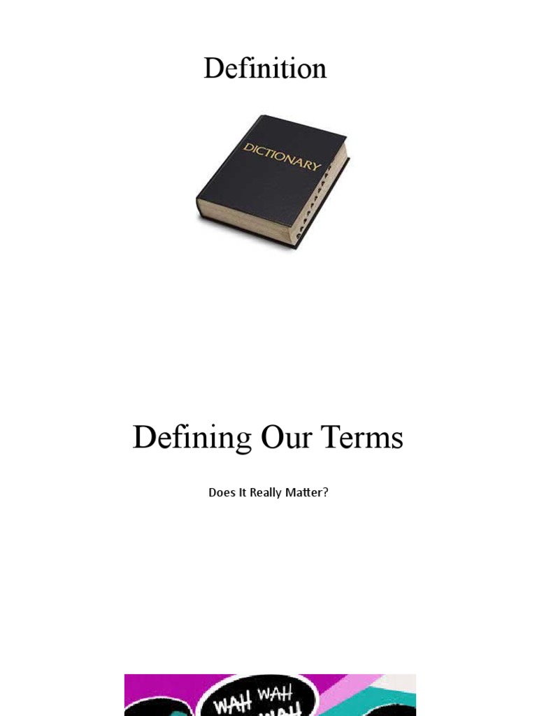 Defining Our Terms | PDF | Social Science