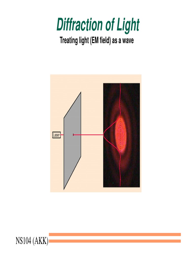 Lecture - Diffraction | PDF | Diffraction | Angular Resolution