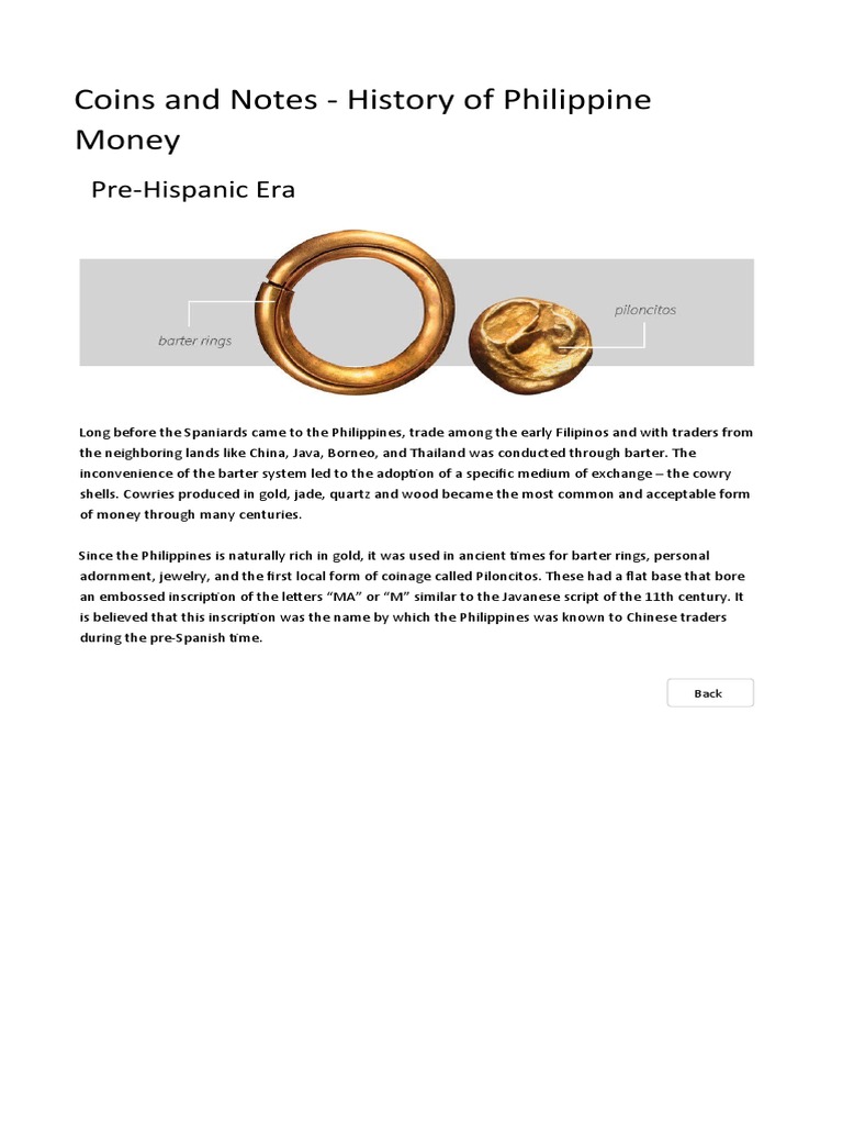 Philippine Money: A Historical Journey | PDF | Social Science | Classics