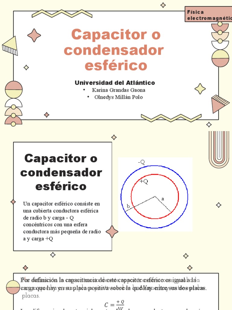 Capacitor Esferico | PDF