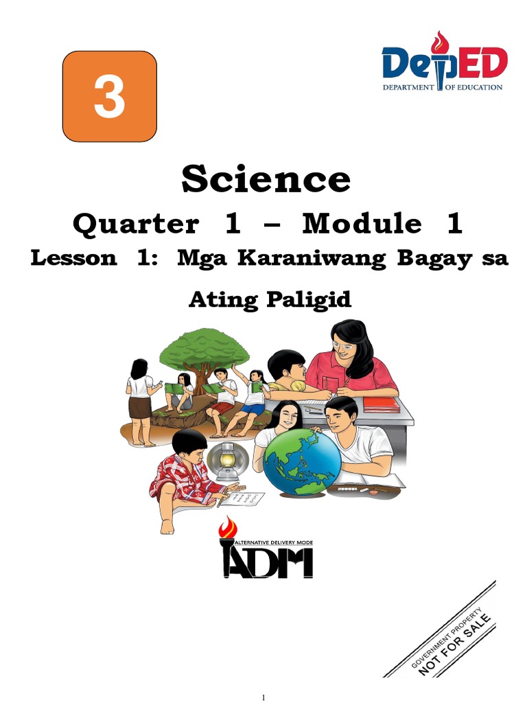 Clear Science3 Q1 1.1 | PDF