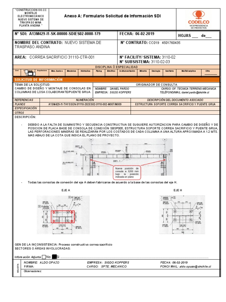 Formato S.D.I | PDF | Ingeniería