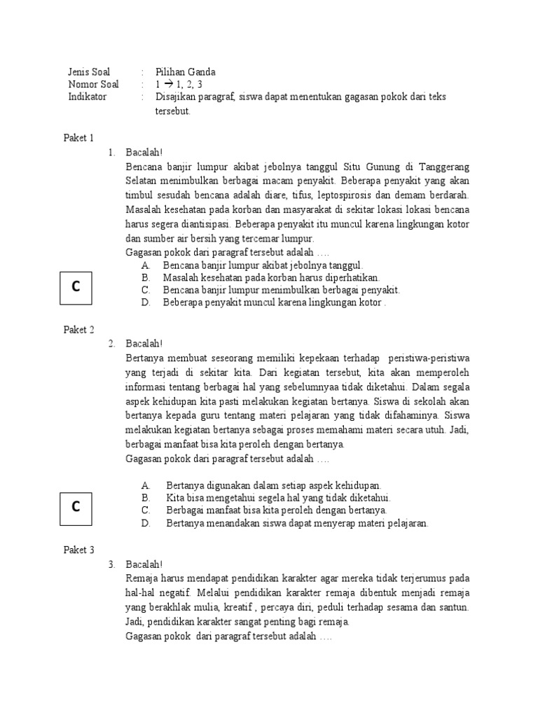 Judul yang tepat untuk dokumen tersebut adalah: "[SOAL PILIHAN GANDA BERDASARKAN GAMBARAN ...