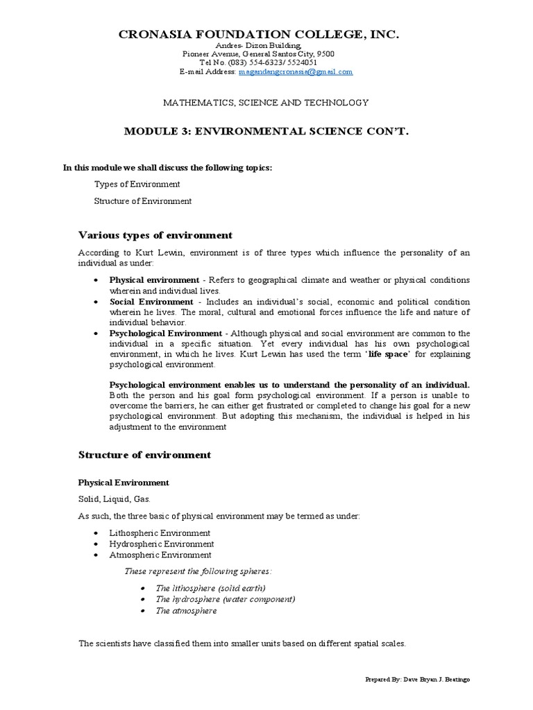 Mathematics Science And Technology Module 3 Pdf Natural