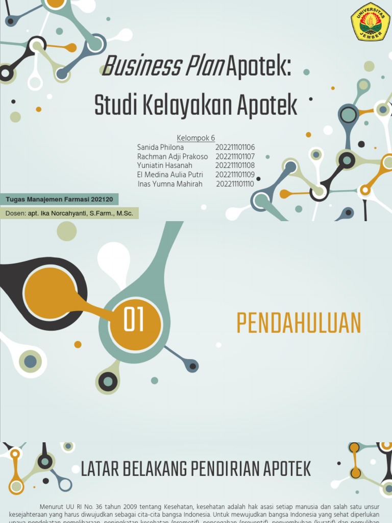 Pspa14 Kelompok 6 Business Plan Apotek Studi Kelayakan Apotek Pdf