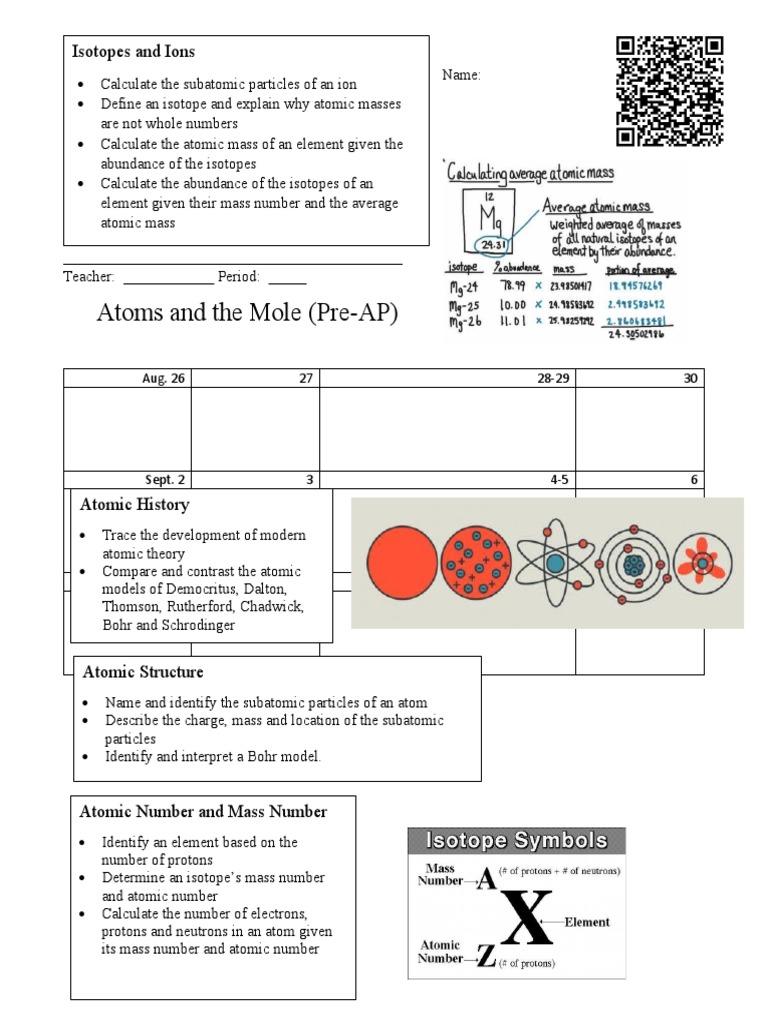 Isotopes, Ions, and Atomic Structure Guide | PDF | Isotope | Atoms