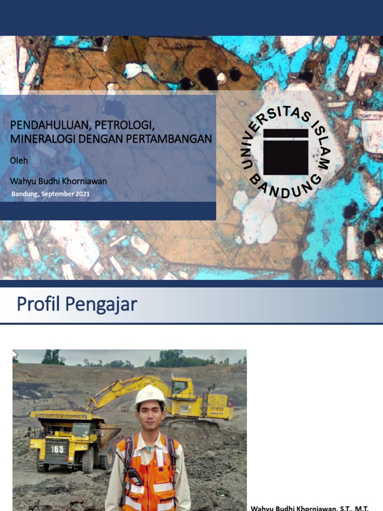 Pendahuluan Petrologi Dan Mineralogi | PDF