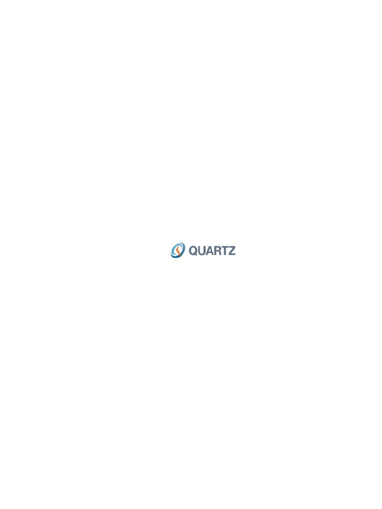 Quartz 21x Documentation Pdf Databases Java Programming Language