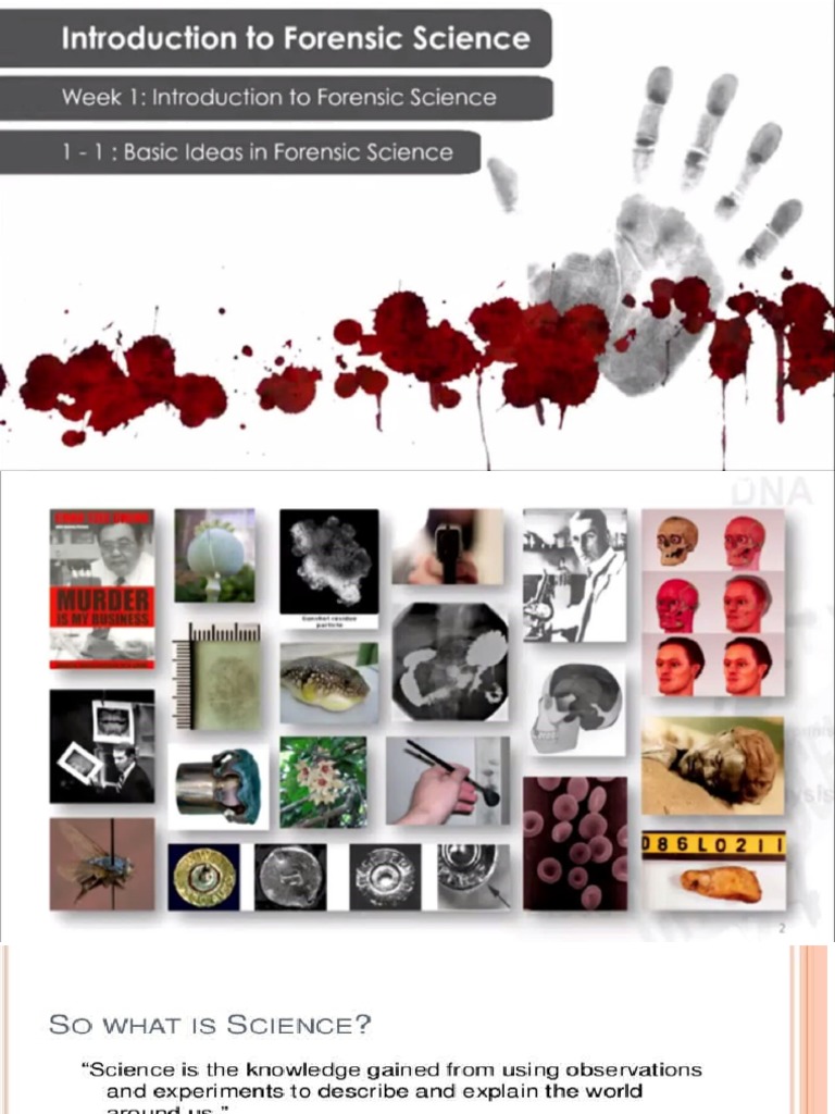 Introduction To Forensic Science | PDF