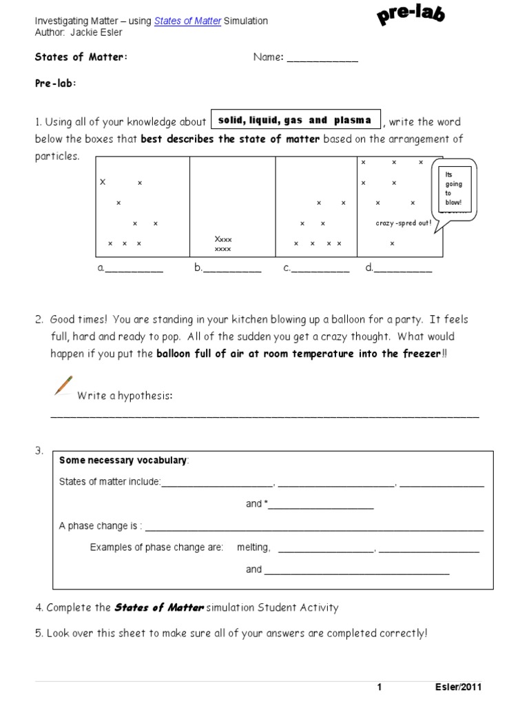 Exploring States of Matter Simulation | PDF | Matter | Condensed Matter ...