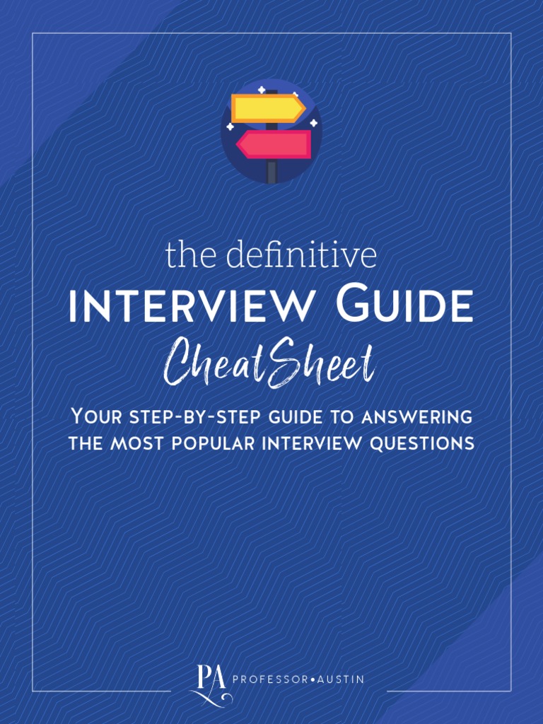 Interview Guide Cheat Sheet 2.0 | PDF | Cognition | Communication