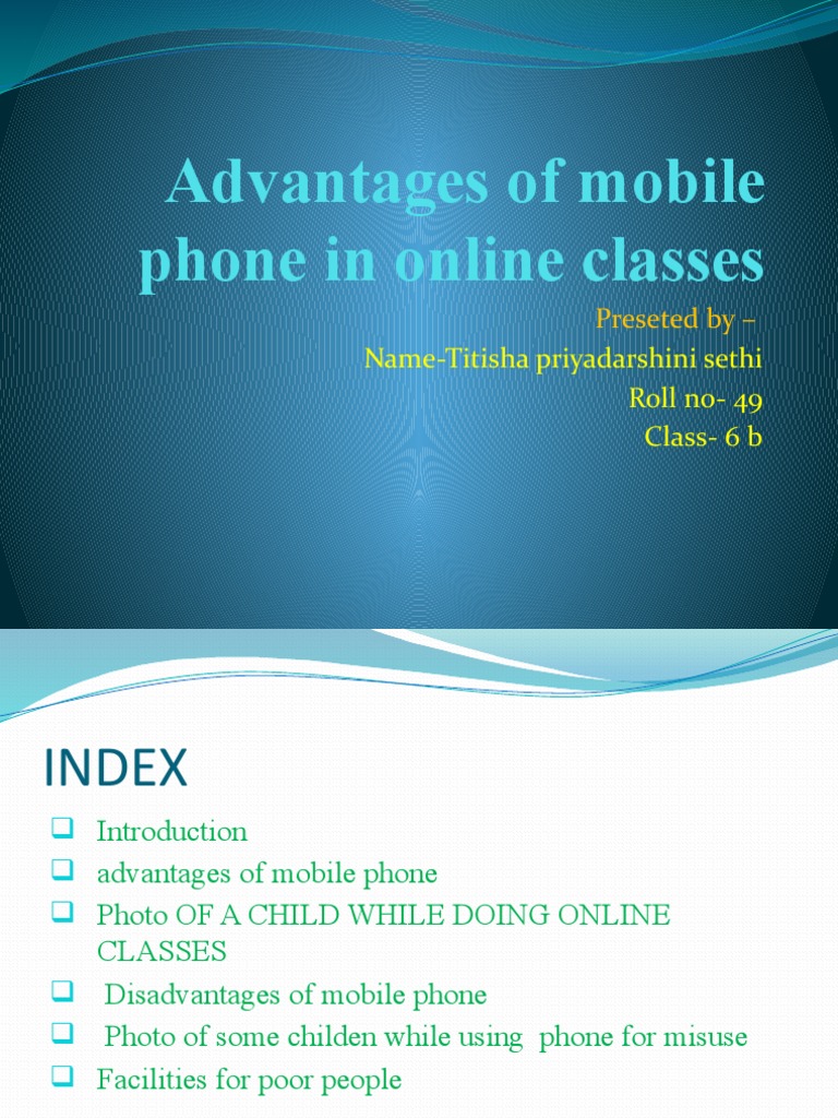 Advantages of Mobile Phone | PDF | Mobile Phones | Educational Technology