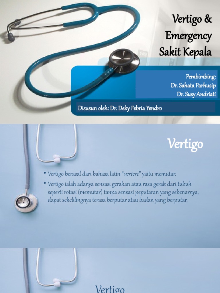 Vertigo Dan Emergency Sakit Kepala | PDF