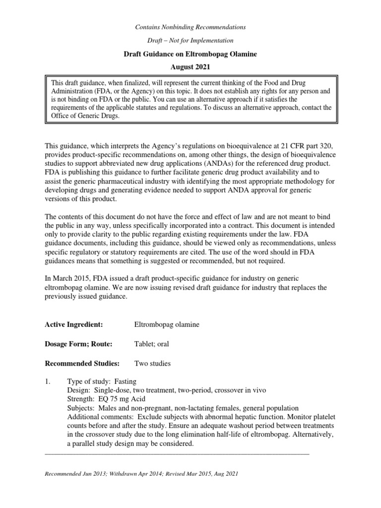 PSG 022291 | PDF | Food And Drug Administration | Generic Drug