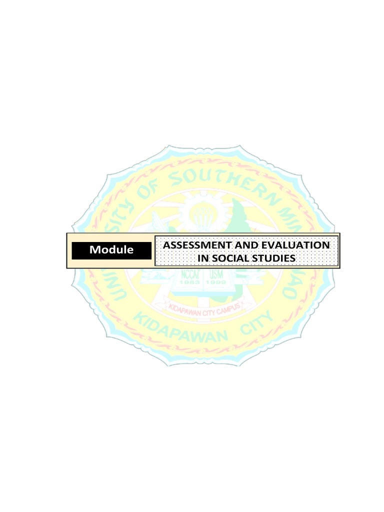 Assessment and Evaluation in Social Studies | PDF | Educational ...