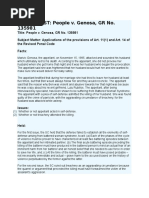 People vs. Genosa, G.R. No. 135981 | PDF | Psychological Trauma ...