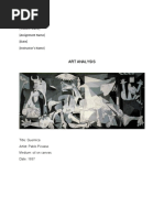 The Weeping Woman by Pablo Picasso - Analysis | PDF | The Arts | Paintings