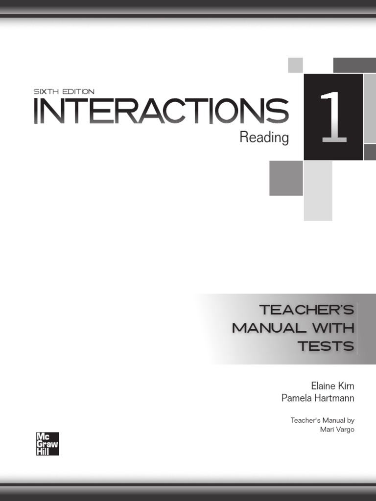 Interactions 6ed Level1 Reading TM | PDF | Reading Comprehension | Test ...